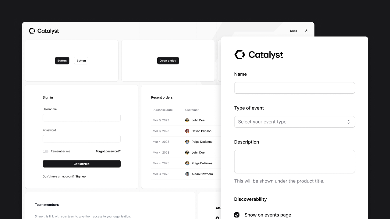 Listbox Catalyst Ui Kit